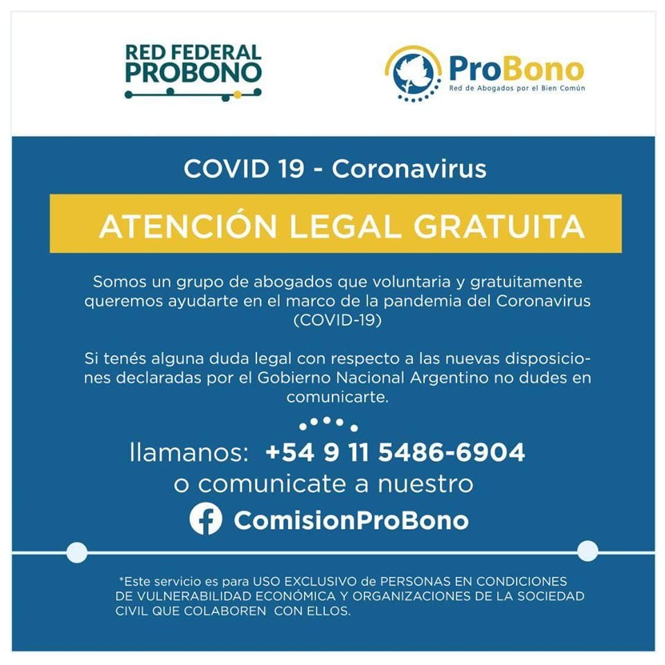 Comisión Pro Bono | Somos una red de abogados que, de manera ...